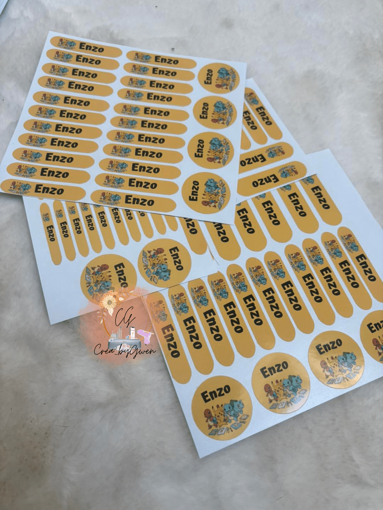 Étiquettes personnalisées enfants | Rentrée scolaire 2025